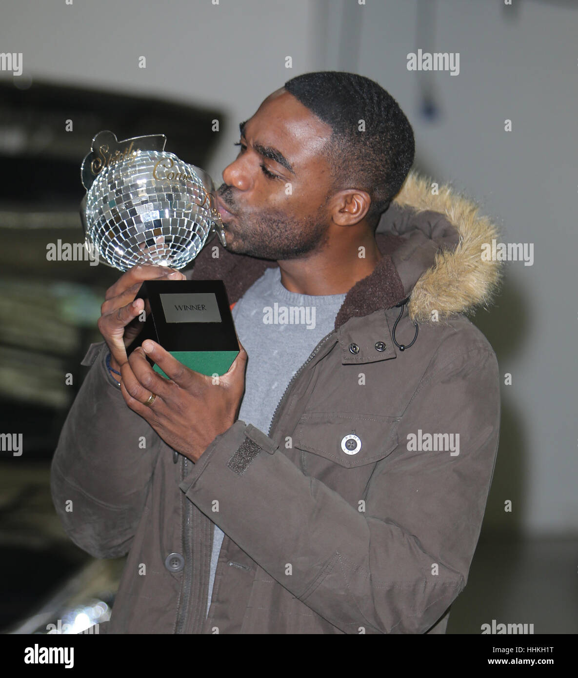 Ore Oduba outside ITV Studios today Featuring: Ore Oduba Where: London ...
