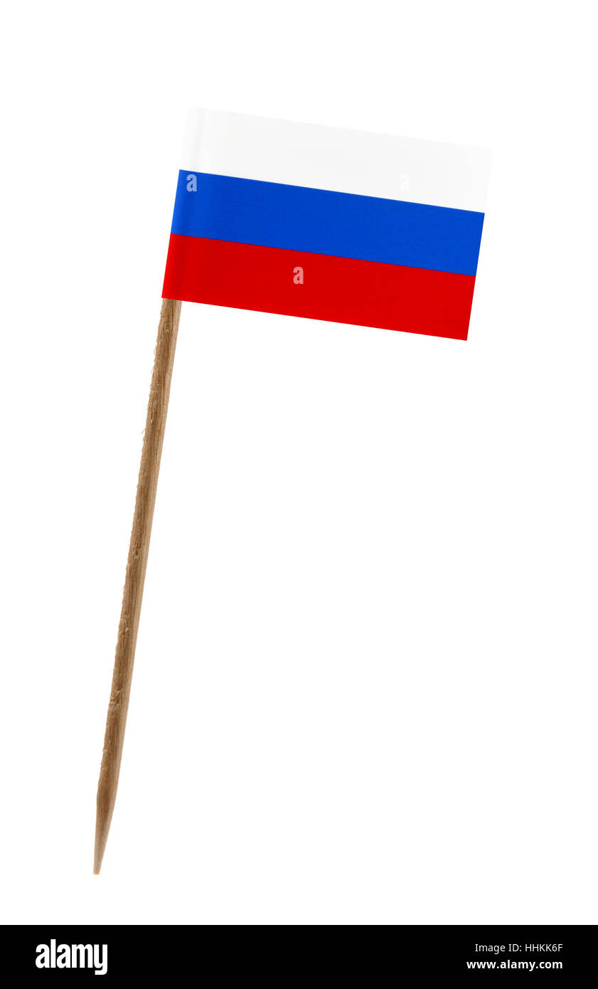 Toothpick russian flag isolated Cut Out Stock Images & Pictures - Alamy