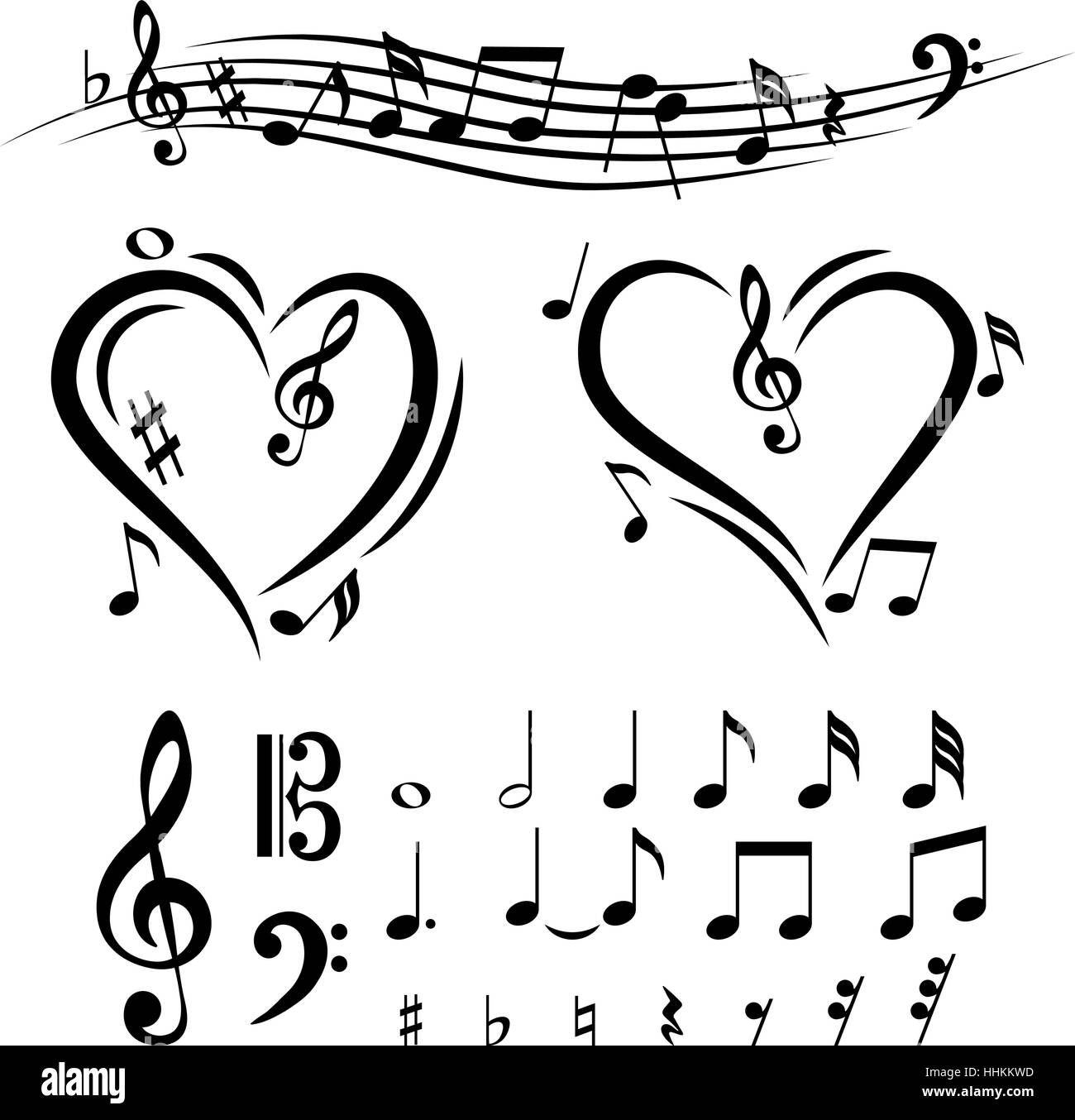 Icon Set Big Music Pack for creative use in graphic design Stock Vector ...