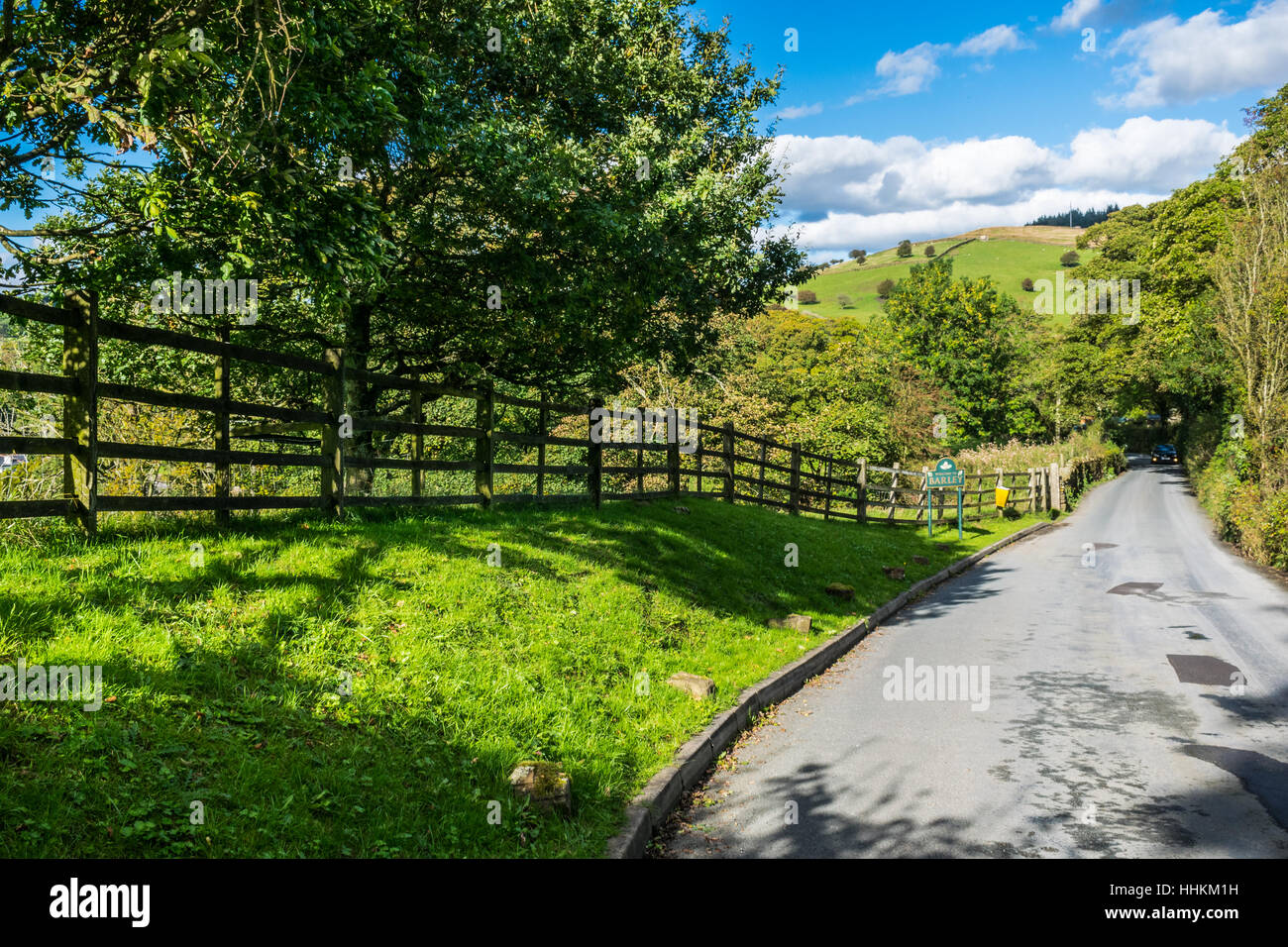 English countryside road on summer, Lancashire, Forest Of Bowland ...