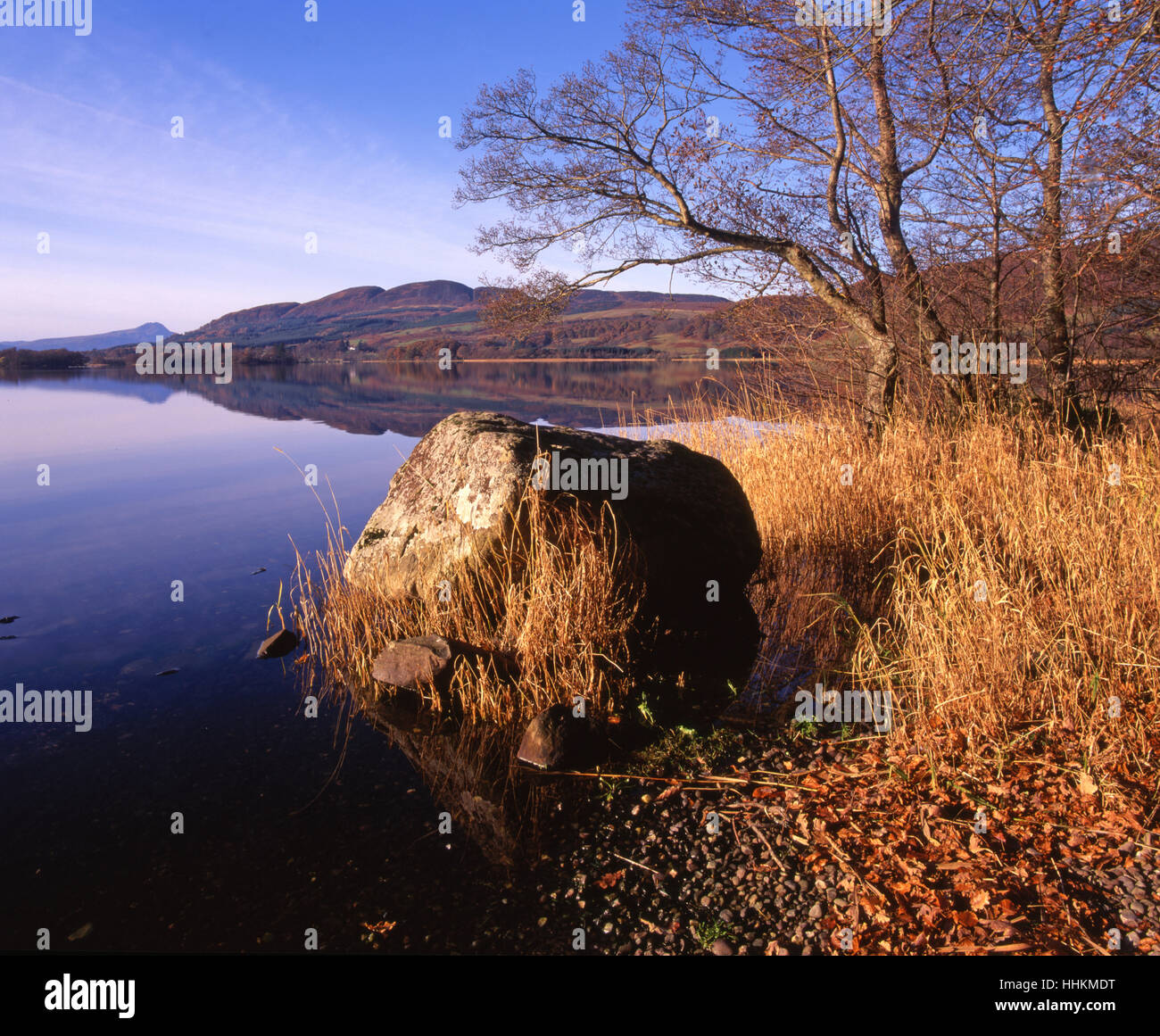 Scotland lake stirling trossachs hi-res stock photography and images ...