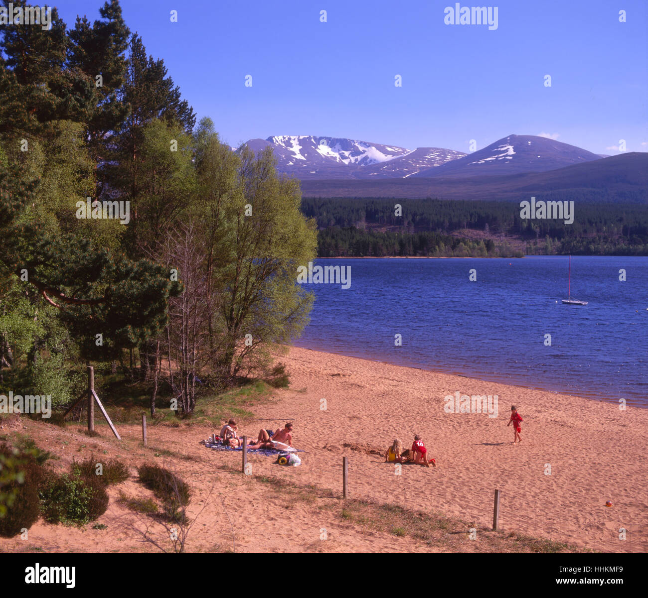 Loch morlich scotland beach hi-res stock photography and images - Alamy