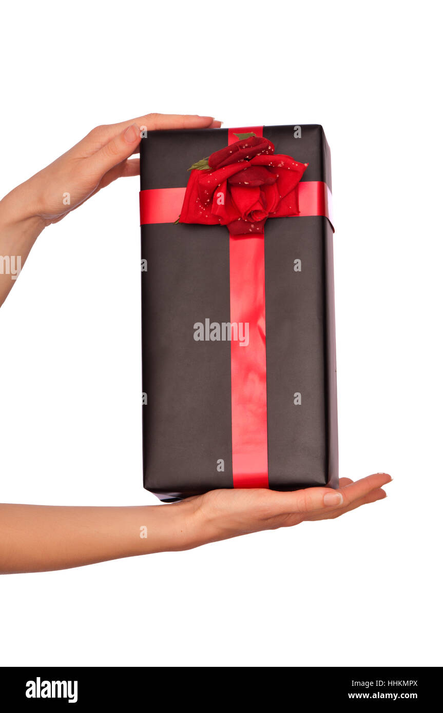 woman, women, present, hand, greeting, object, macro, close-up, macro ...