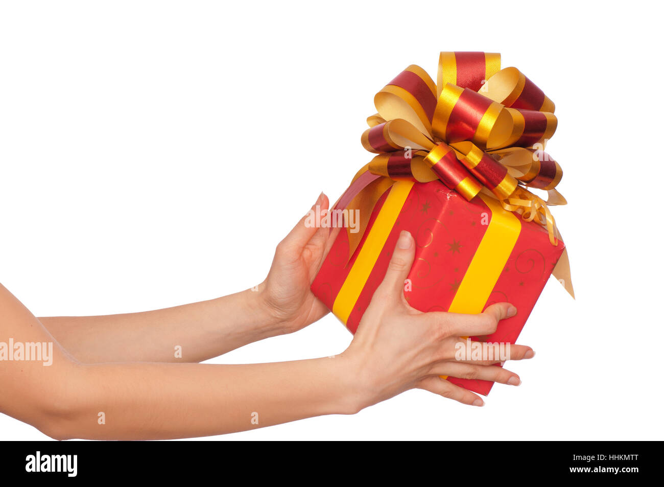 woman, women, present, hand, greeting, object, macro, close-up, macro ...