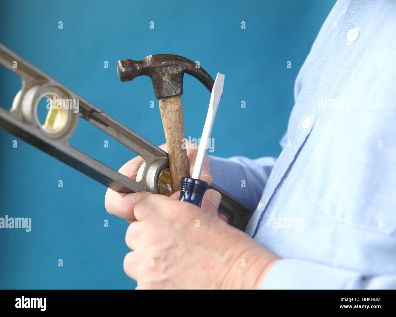 hand, hands, tools, build, horizontal, level, used, screwdriver, worn ...