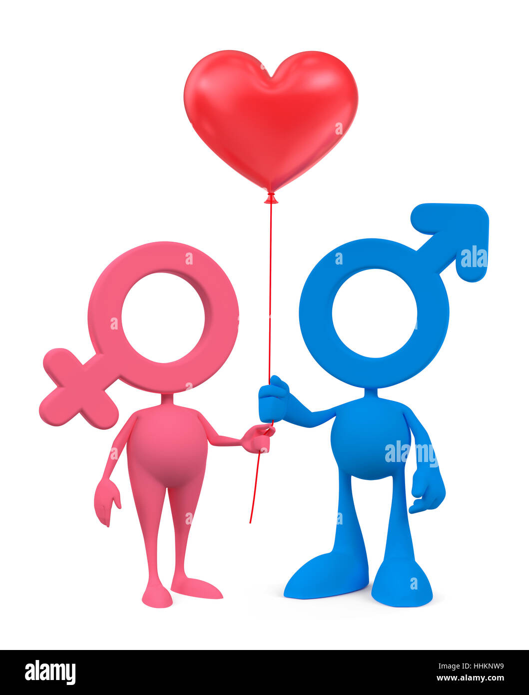 Cartoon love day figure Cut Out Stock Images & Pictures - Alamy