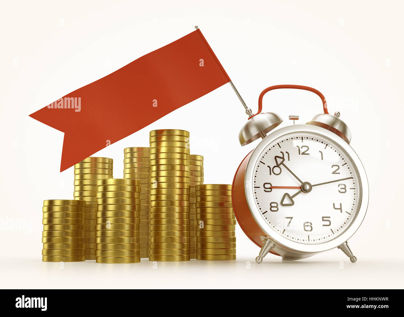 Scheduling Business Time - Graphic Template Stock Photo - Alamy