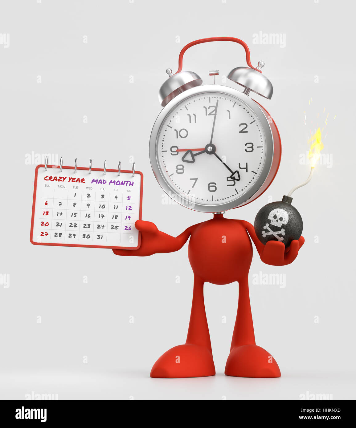 Cartoon deadline hi-res stock photography and images - Alamy