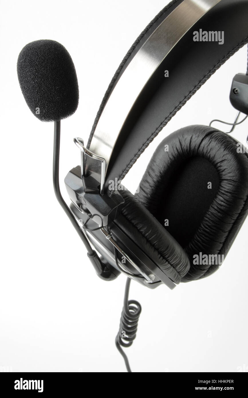 Headset cable hi-res stock photography and images - Alamy
