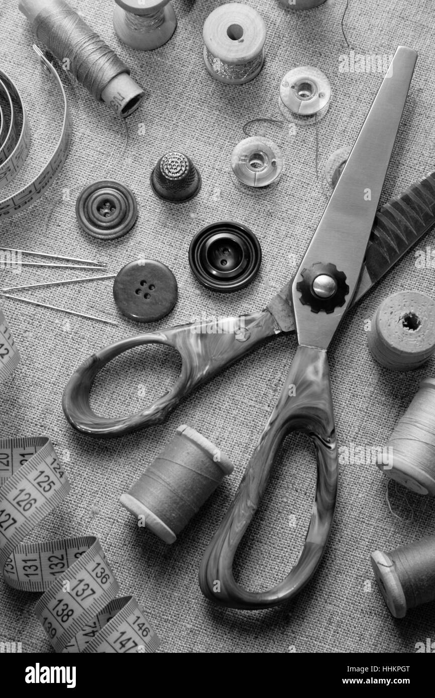 Equipment and supplies Black and White Stock Photos & Images - Alamy