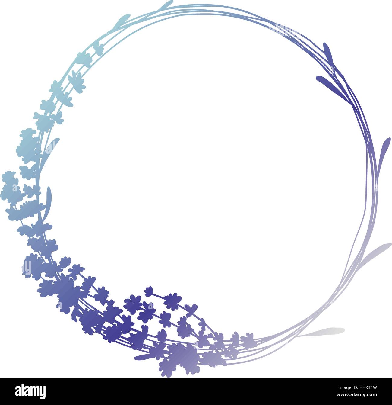 Wreath on decor in Stock Vector Images - Alamy