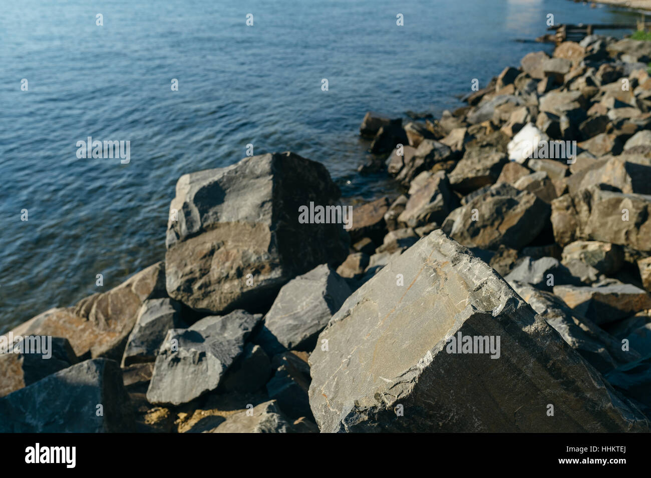 large rocks on the shore of pristine Lake Baikal Stock Photo - Alamy