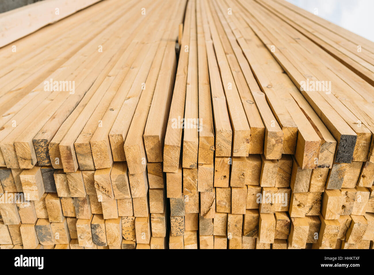 open-air market in the city of lumber . a lot of different construction ...