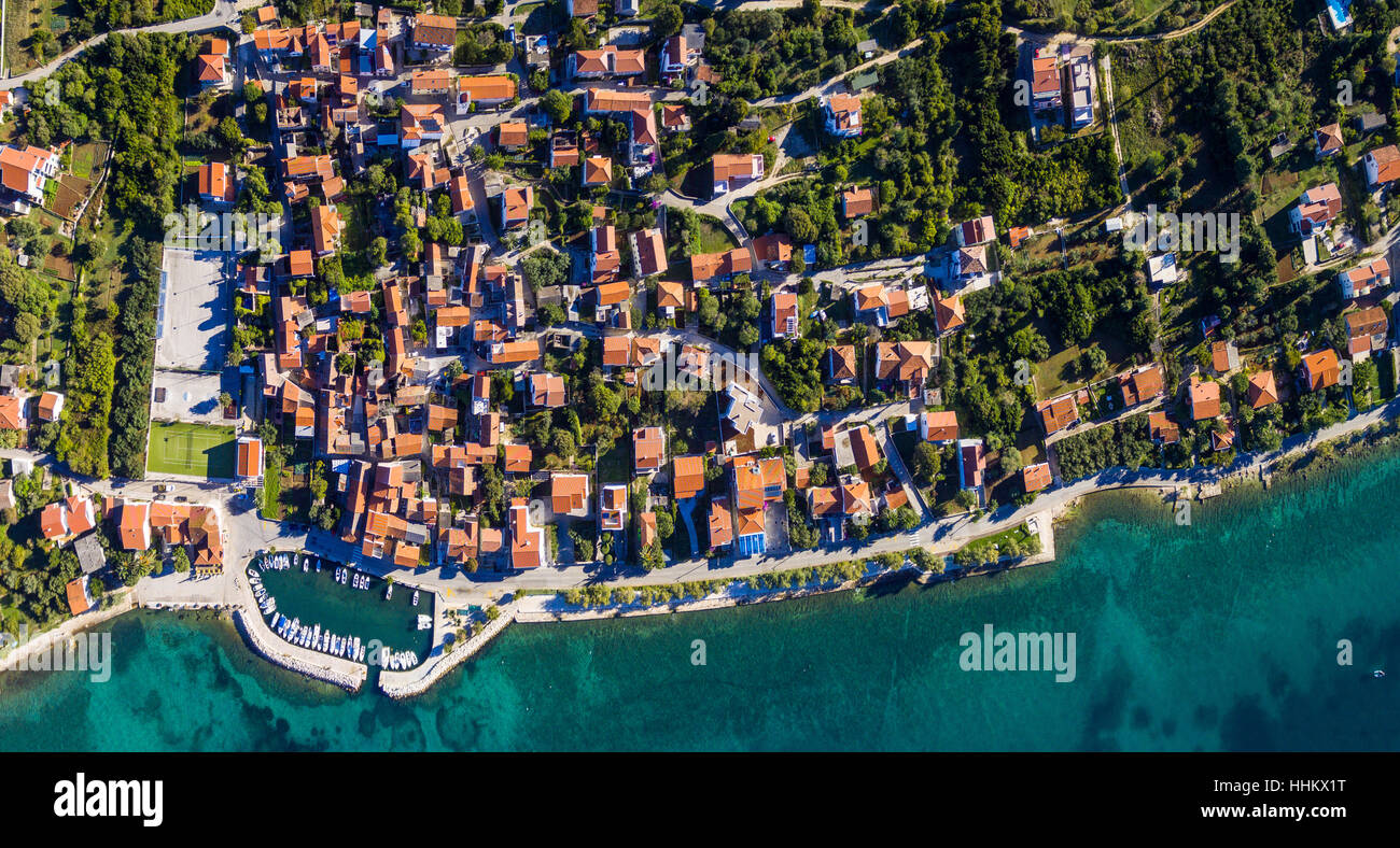 Diklo, a small part of city of Zadar, Adriatic coast, Croatia Stock ...
