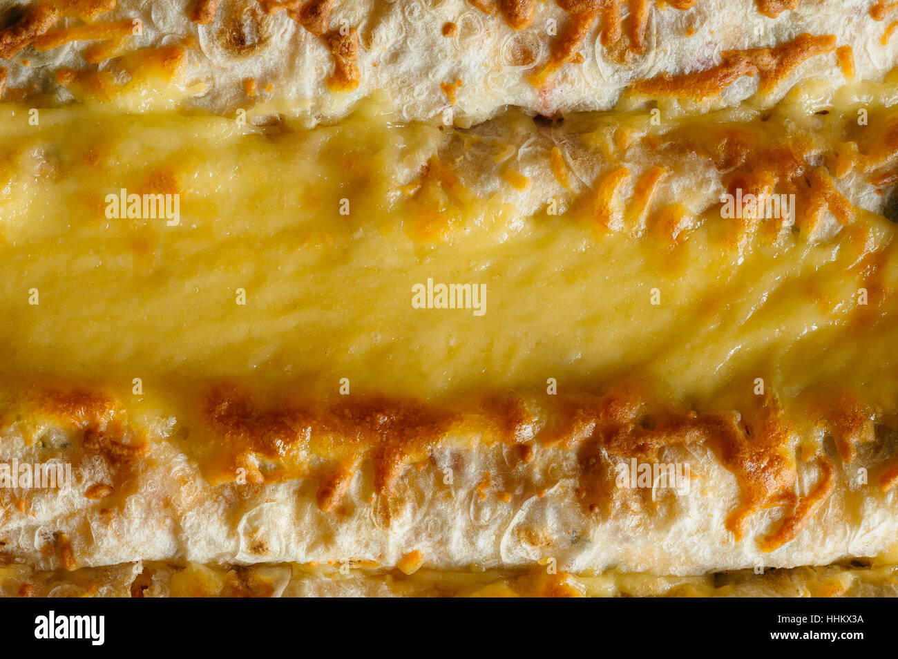 Open shawarma - roll with meat and cheese (also known as shaurma, doner ...