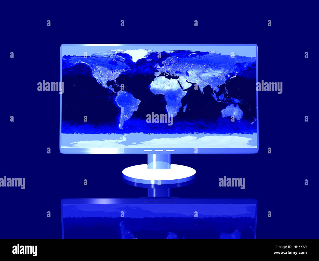 blue, graphic, hardware, night, nighttime, illustration, monitor ...