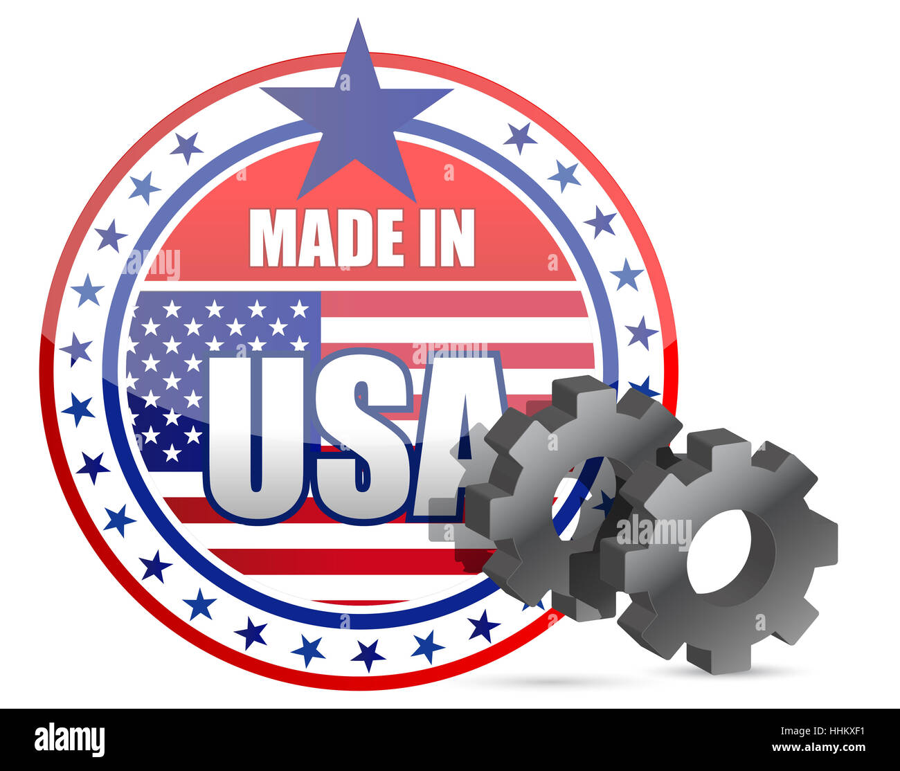 American flag decal hi-res stock photography and images - Alamy