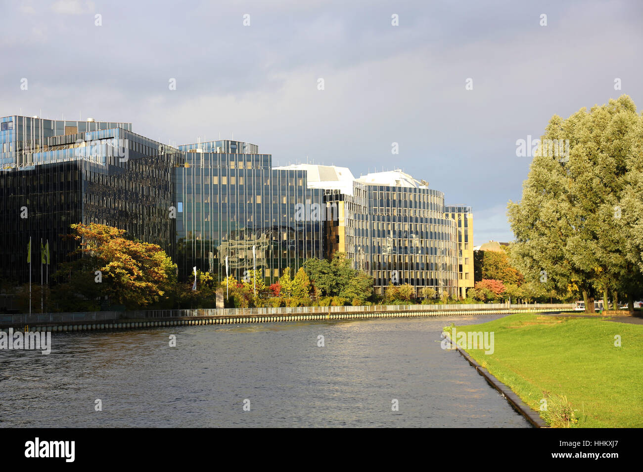 office building, office block, block of offices, building, berlin ...