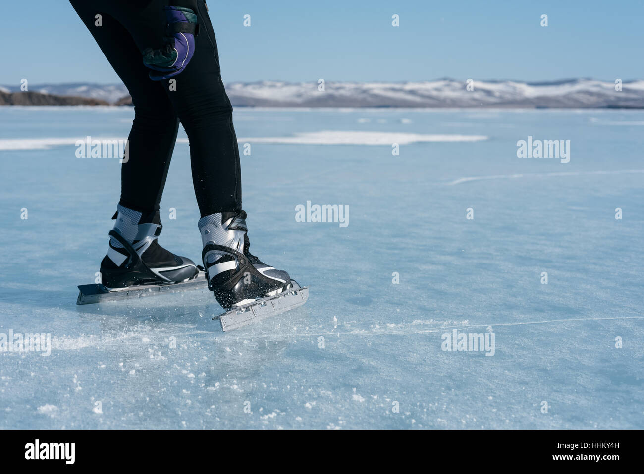 Norwegian hiking skates. Tourists travel to Norway hiking ice skating ...