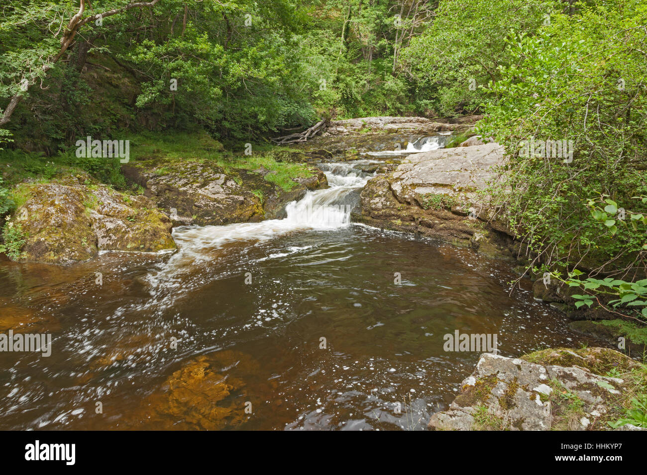 River Mellte, near Ystradfellte, Brecon Beacons National Park, Powys ...