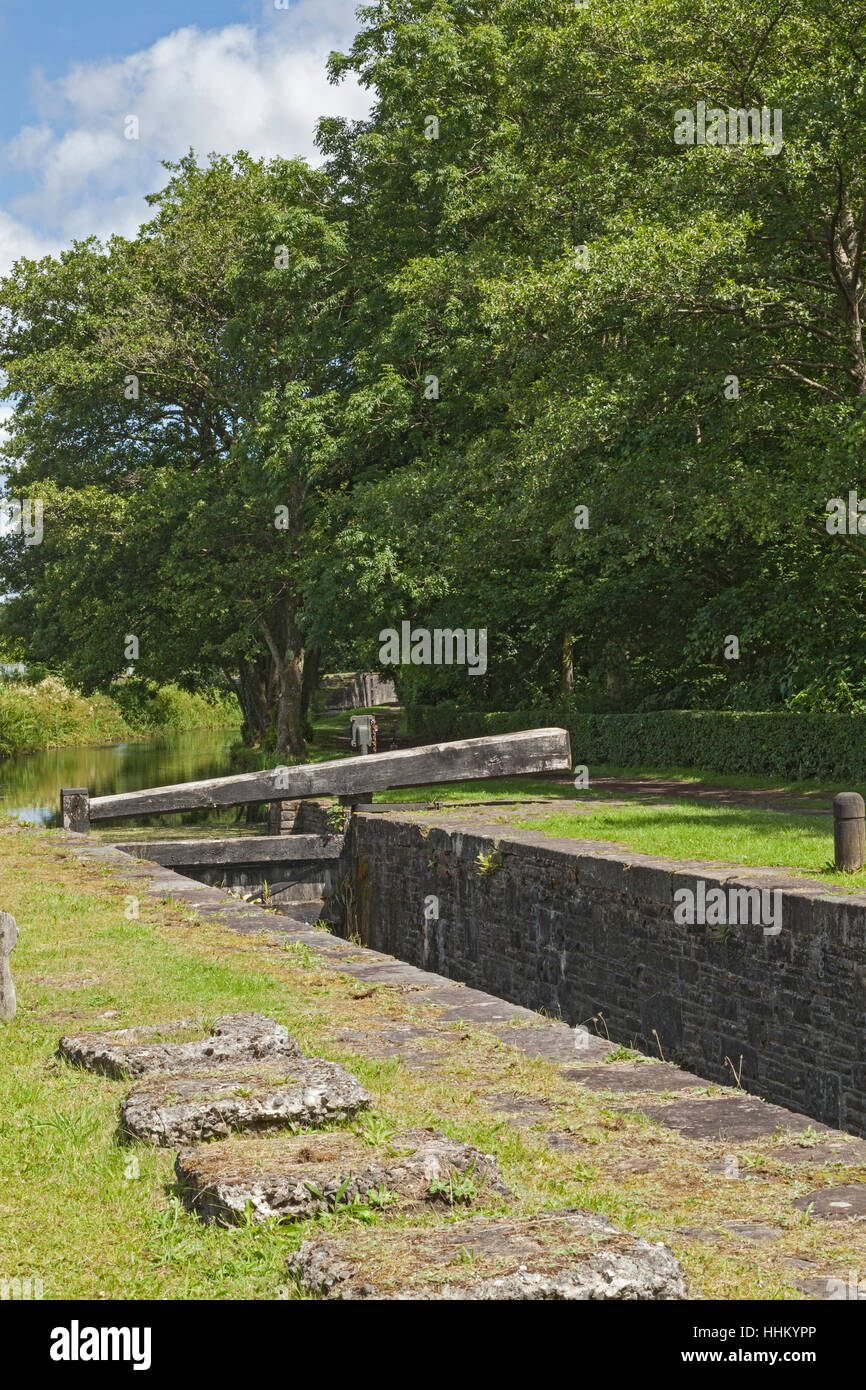 Rheola Lock, Neath Canal between Glyn Neath and Resolven, Neath Port ...