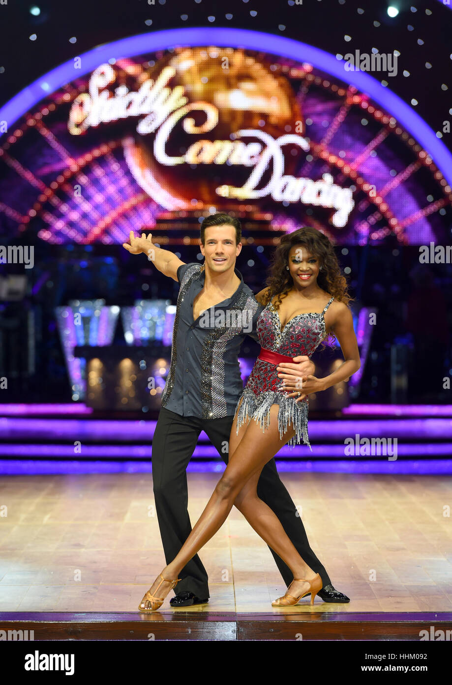 Oti Obuse and Danny Mac during a photocall for the launch of Strictly ...