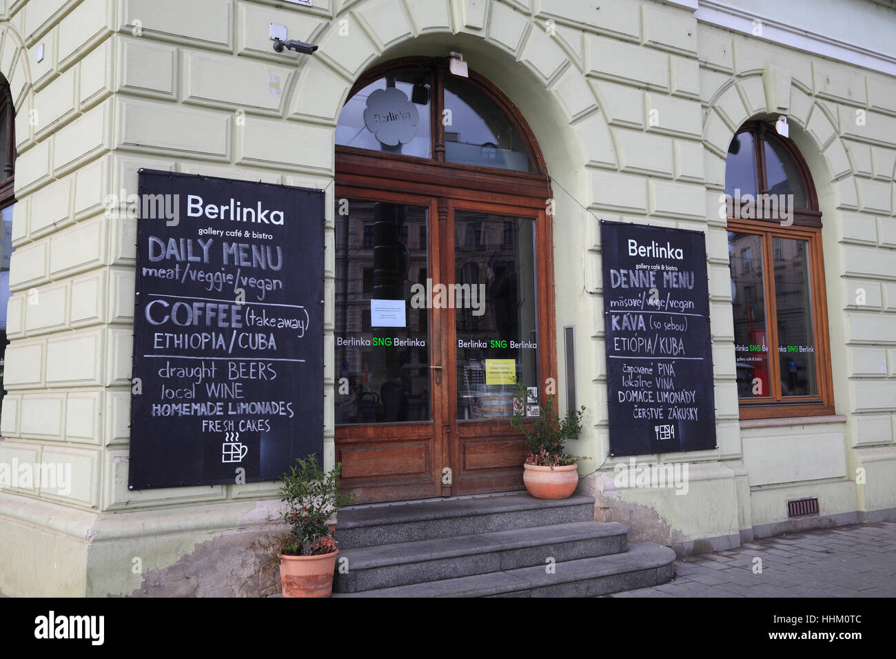 Bar BERLINKA, Bratislava, Slovakia, Europa Stock Photo - Alamy