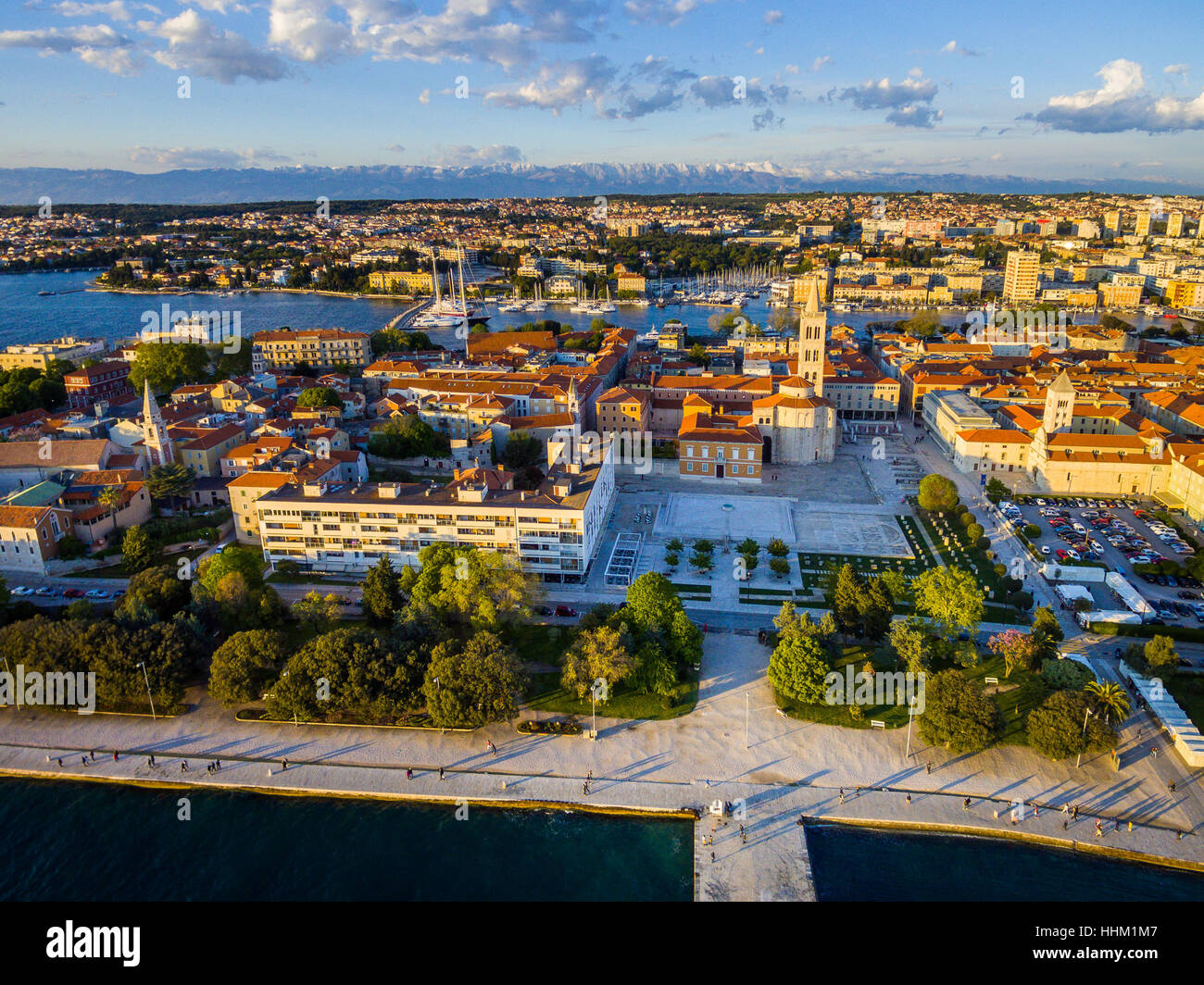 City of Zadar, Adriatic coast, Croatia Stock Photo - Alamy