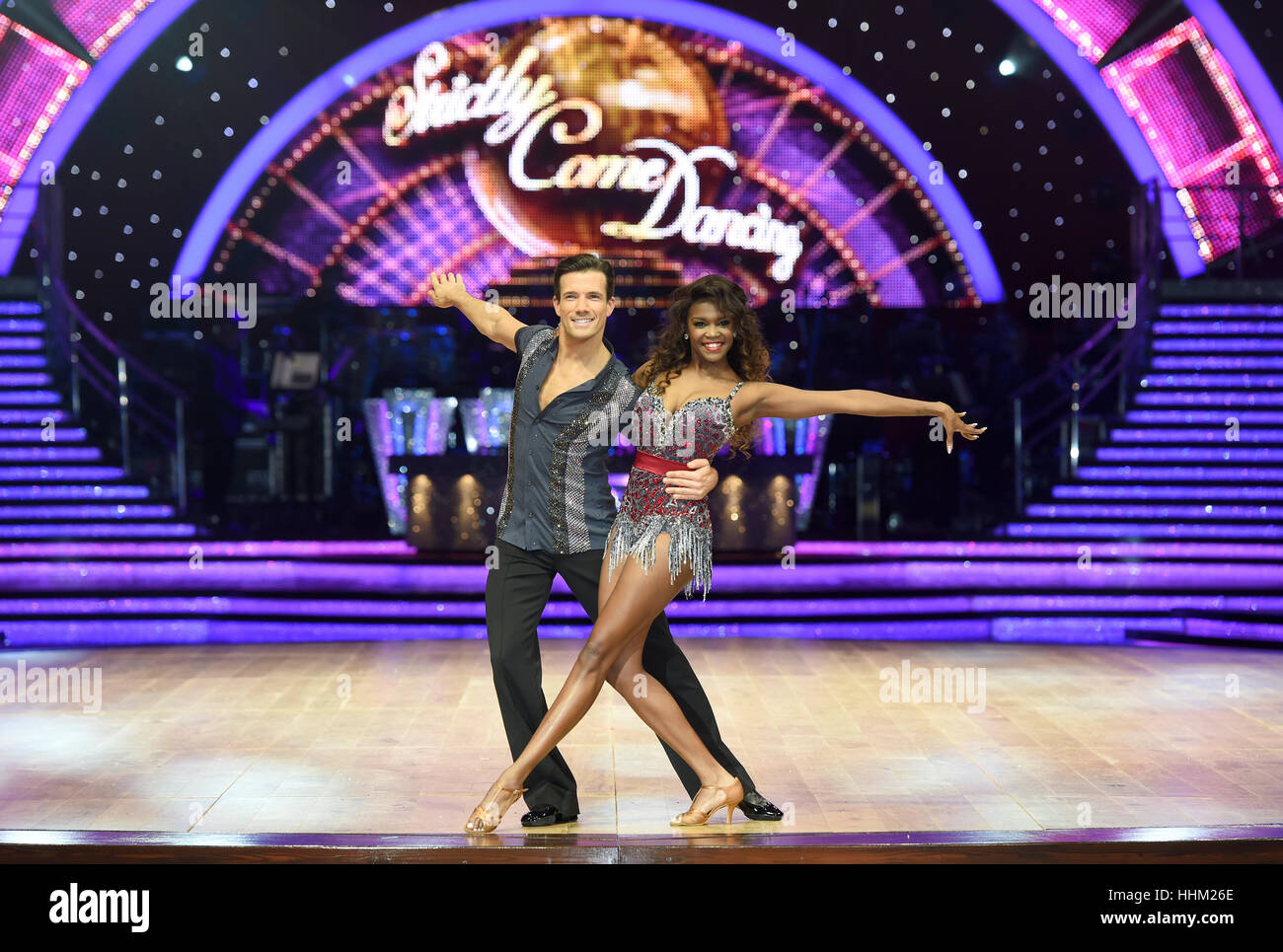 Danny Mac and Oti Mabuse during a photocall for the launch of Strictly ...
