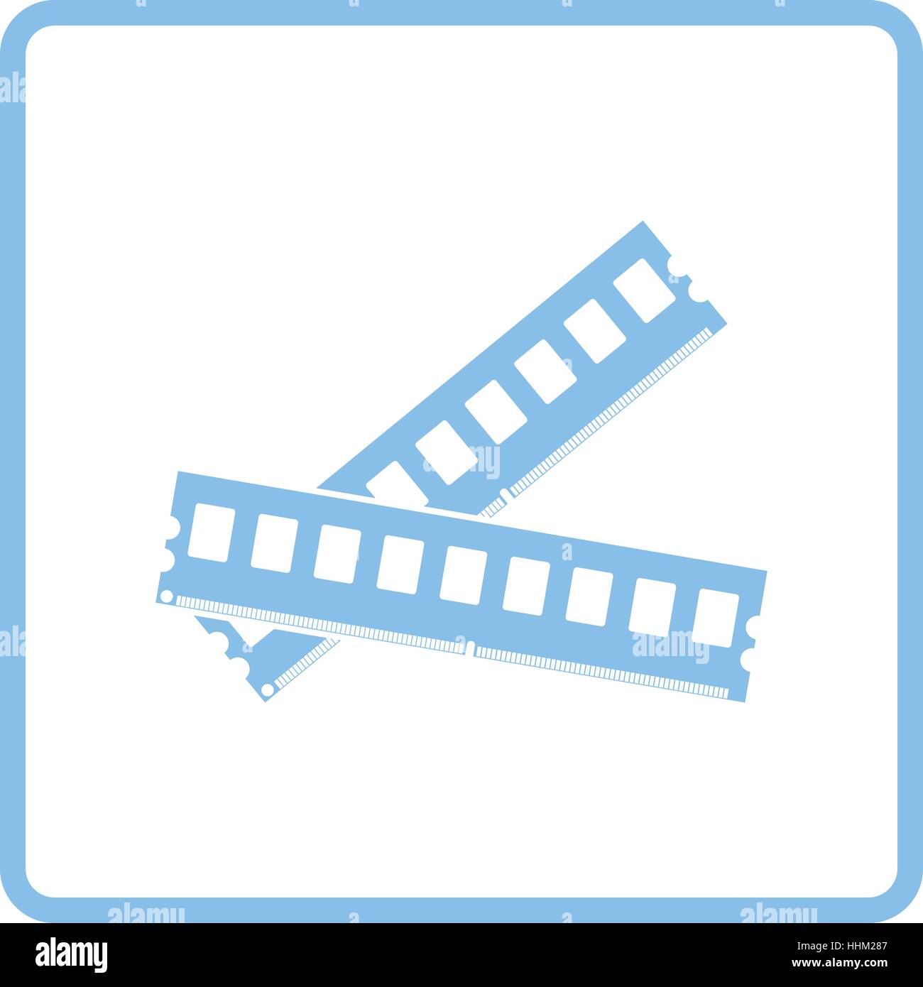 Blue ddr ram memory module Stock Vector Images - Alamy