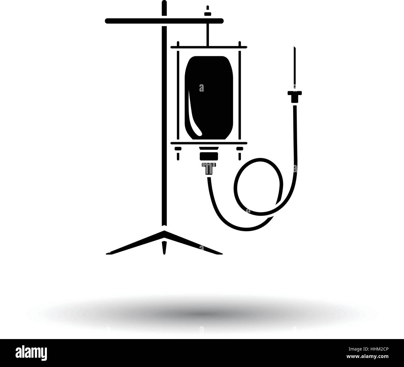 Drop counter icon. White background with shadow design. Vector ...