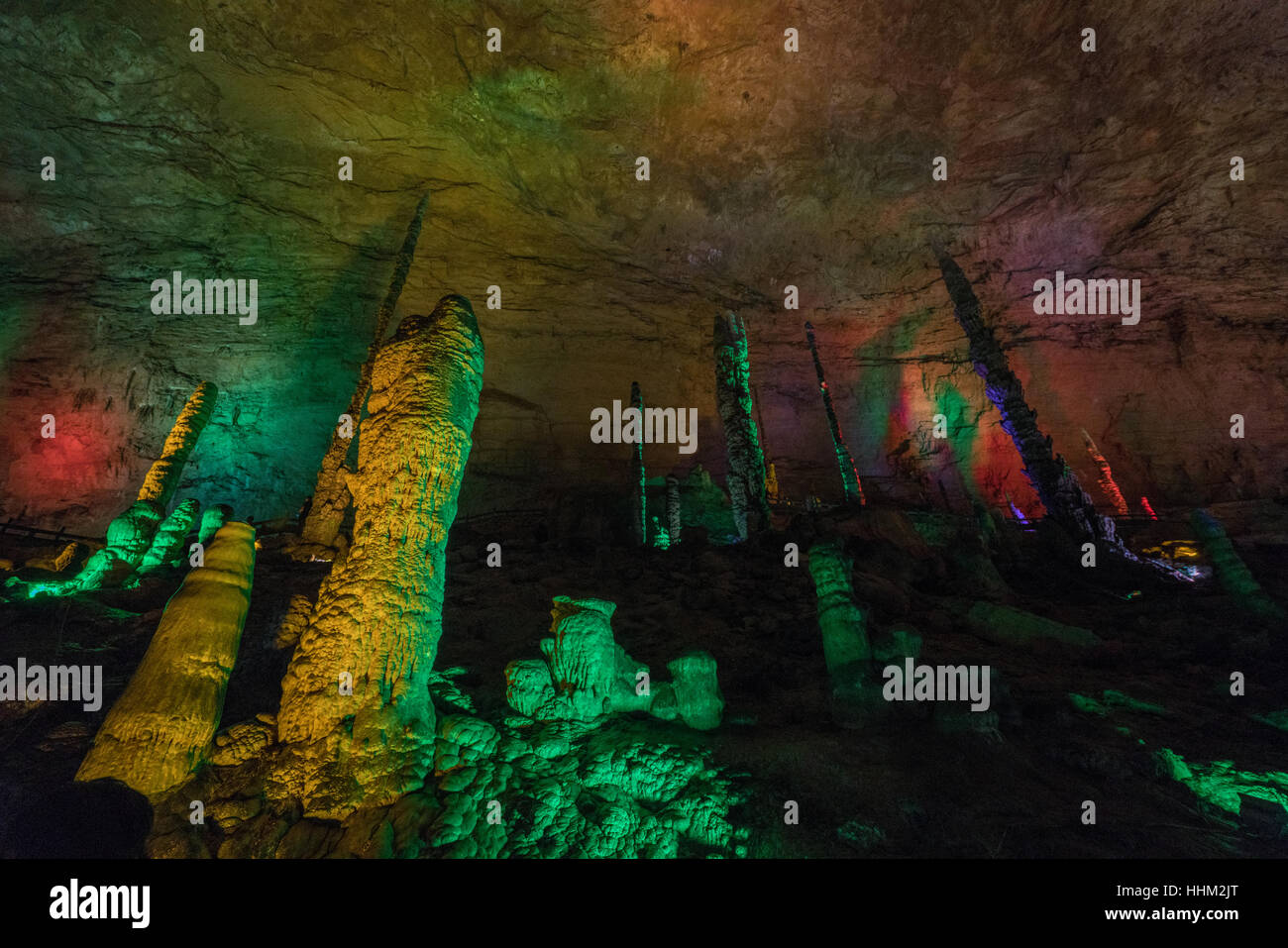 Karst landform cave Stock Photo - Alamy