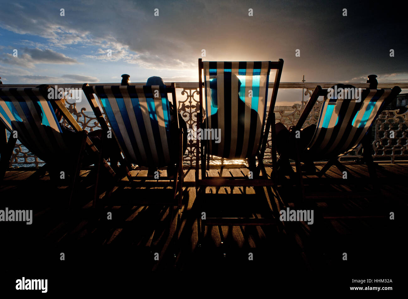 Sunset Brighton Pier Stock Photo - Alamy