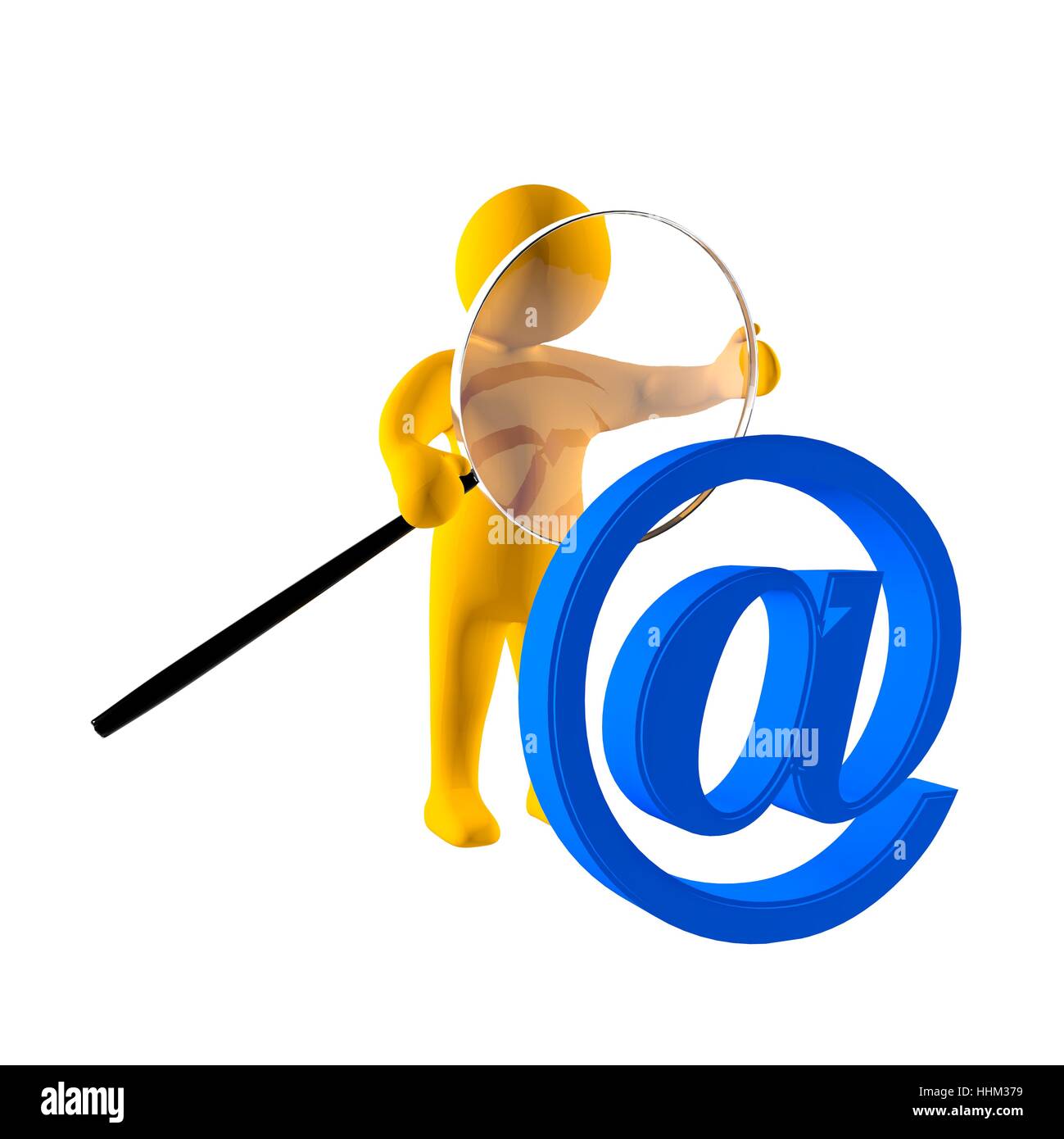 Transparency magnify Cut Out Stock Images & Pictures - Alamy