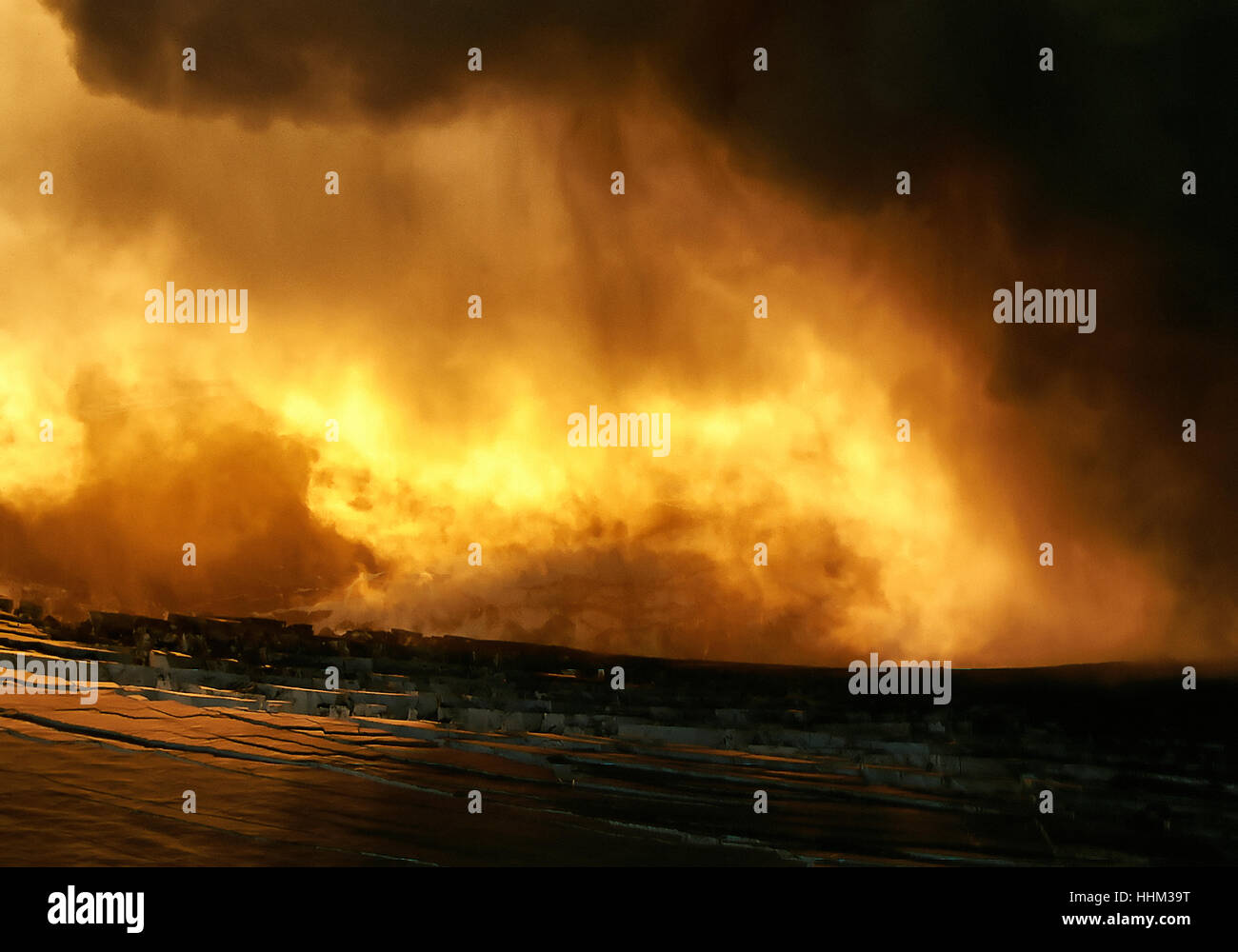 The Gjalp Eruption in Vatnajokull Ice Cap, Iceland Stock Photo - Alamy
