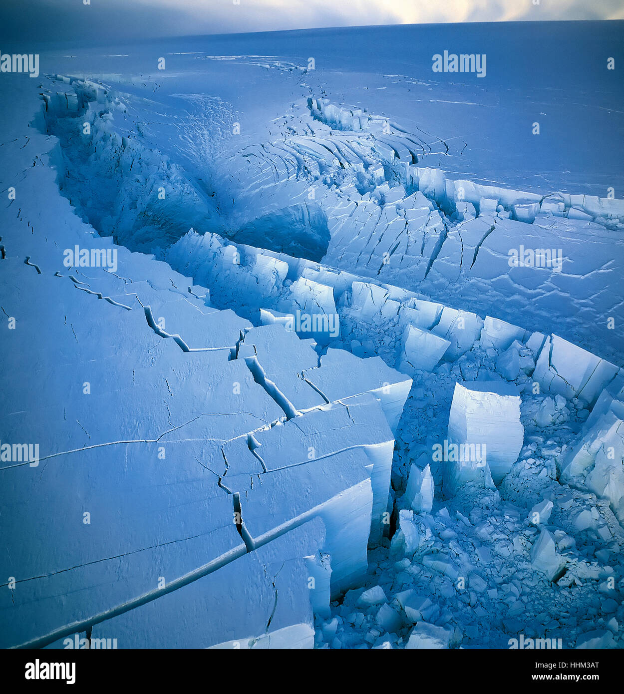 The Gjalp Eruption in Vatnajokull Ice Cap, Iceland Stock Photo - Alamy