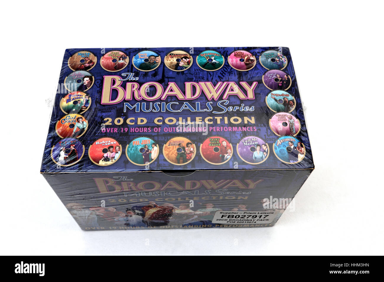 20 CD Collection The Broadway Musical Series Stock Photo - Alamy