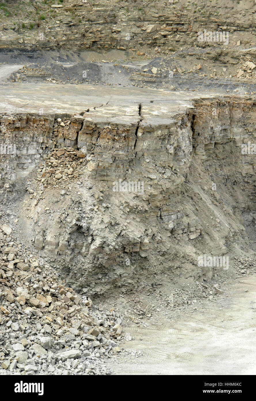 stone, surface mining, quarry, gravel pit, limestone, stone, summer ...