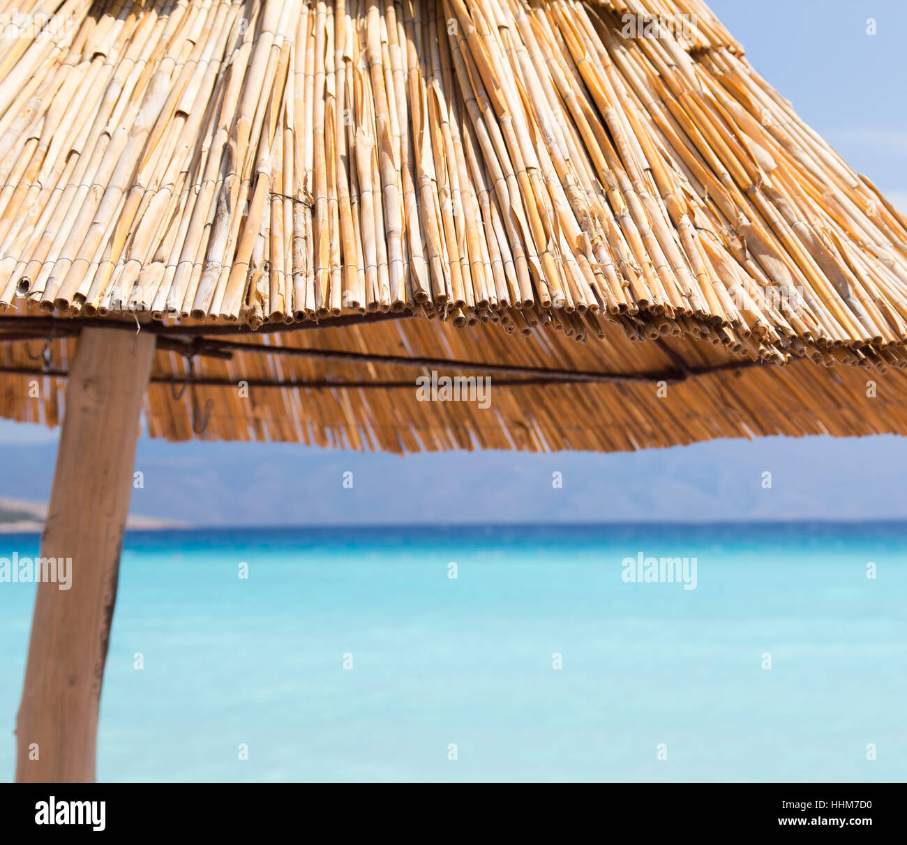 parasol on the beach Stock Photo - Alamy