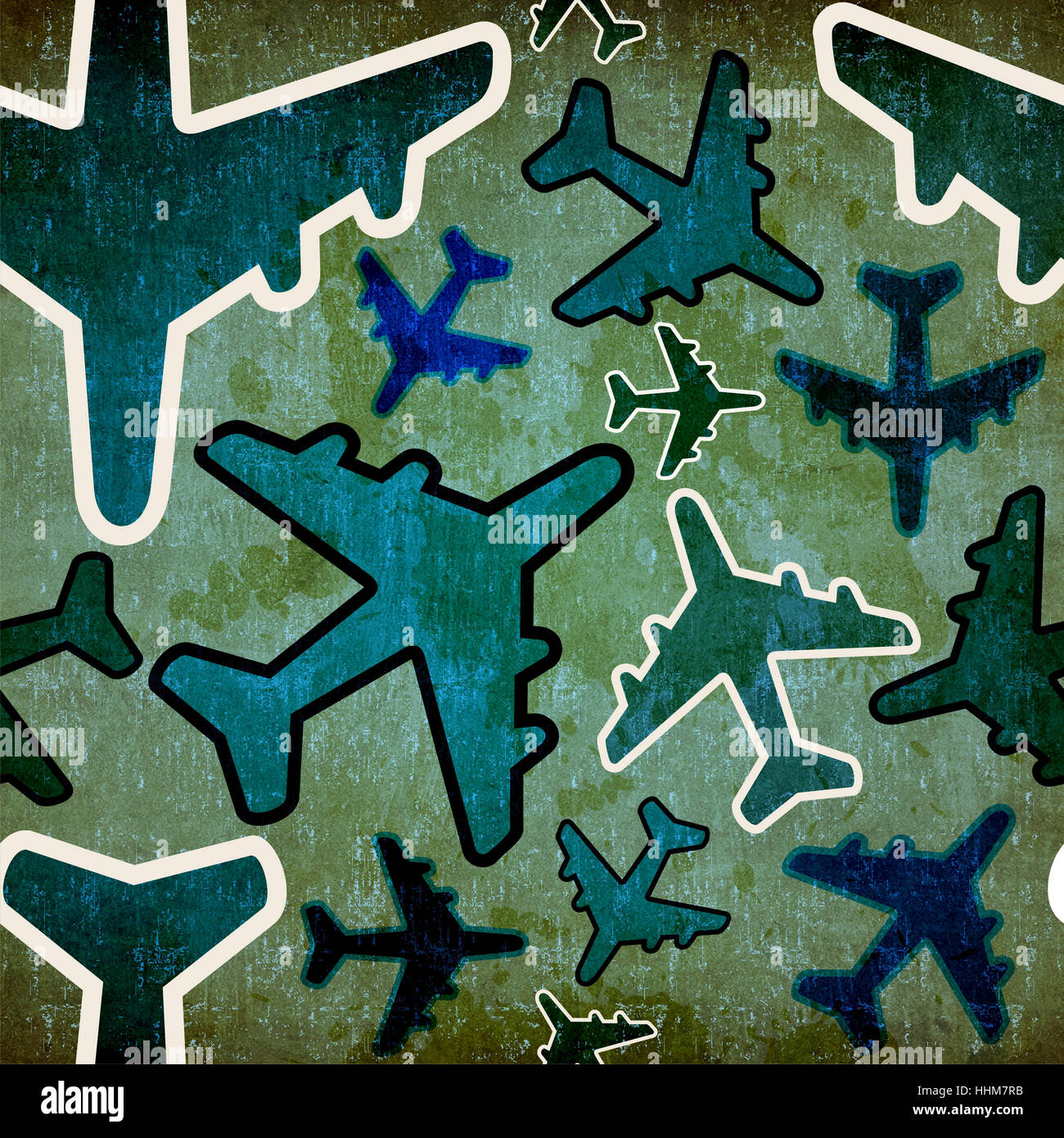 Travel poster design plane hi-res stock photography and images - Alamy