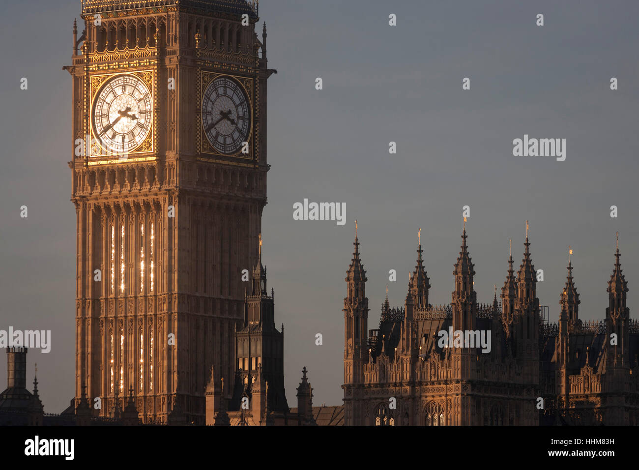 The British Houses of Parliament, seat of the UK's government, on 17th ...