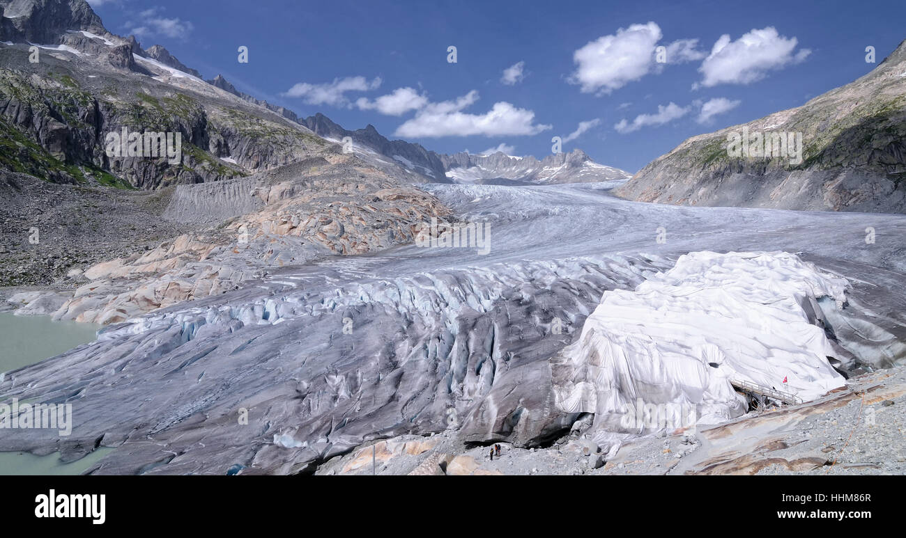 High mountain glacier rhonegletscher hi-res stock photography and ...