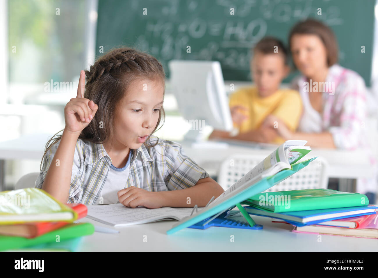 children at school in the classroom Stock Photo - Alamy