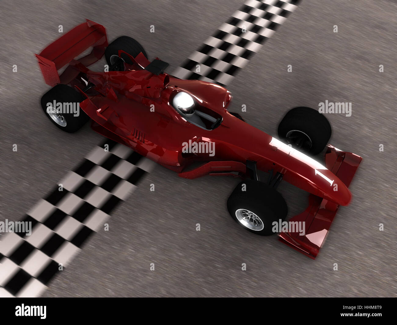 racecar happened finish line Stock Photo - Alamy