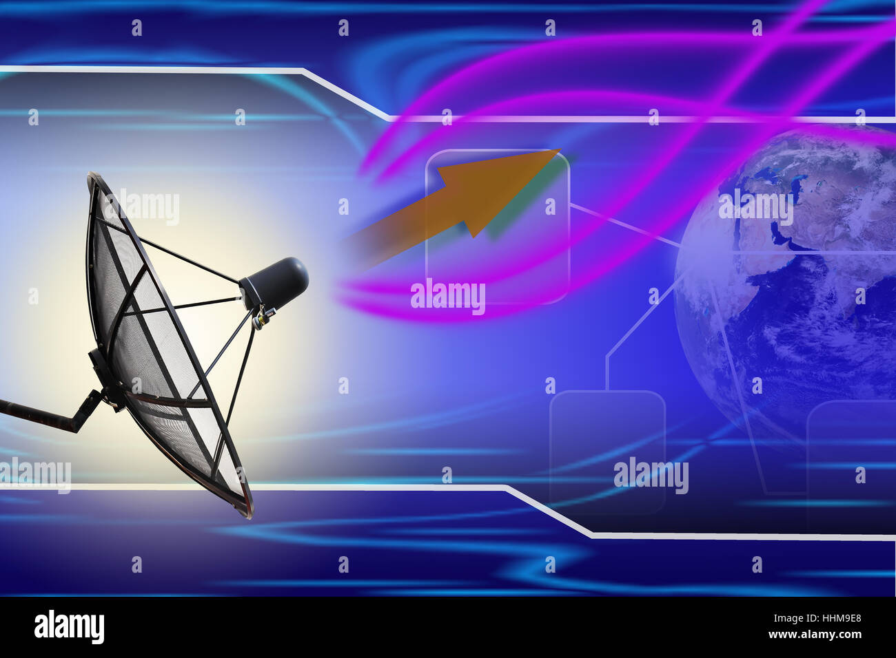 sign, signal, telephone, phone, blue, call, isolated, space ...