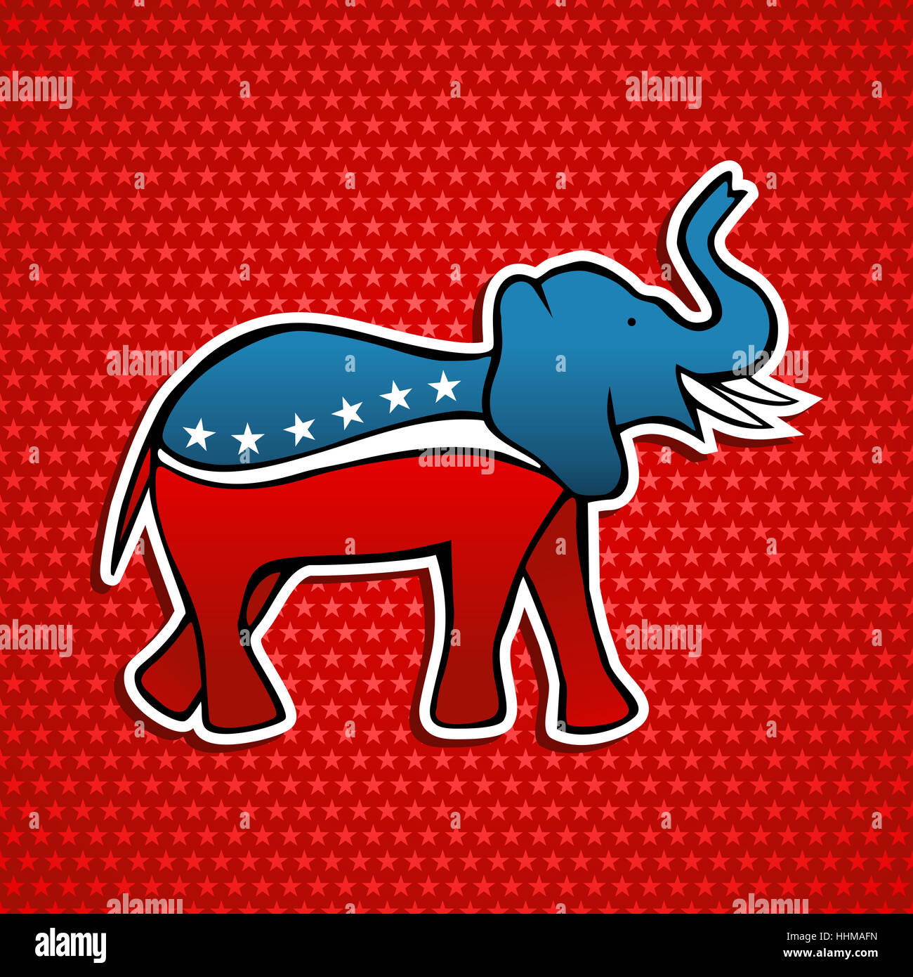 Voting wallpaper red elephant symbol sign emblem hi-res stock ...