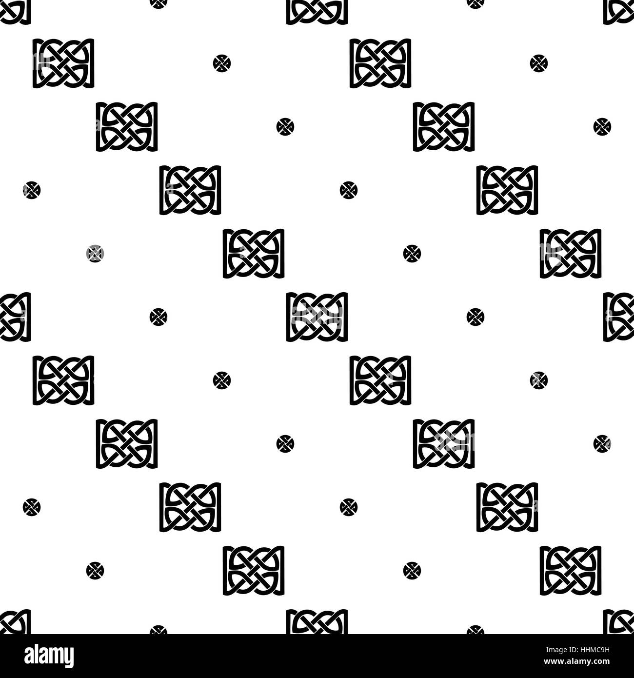 Celtic knot seamless pattern Stock Vector Image & Art - Alamy