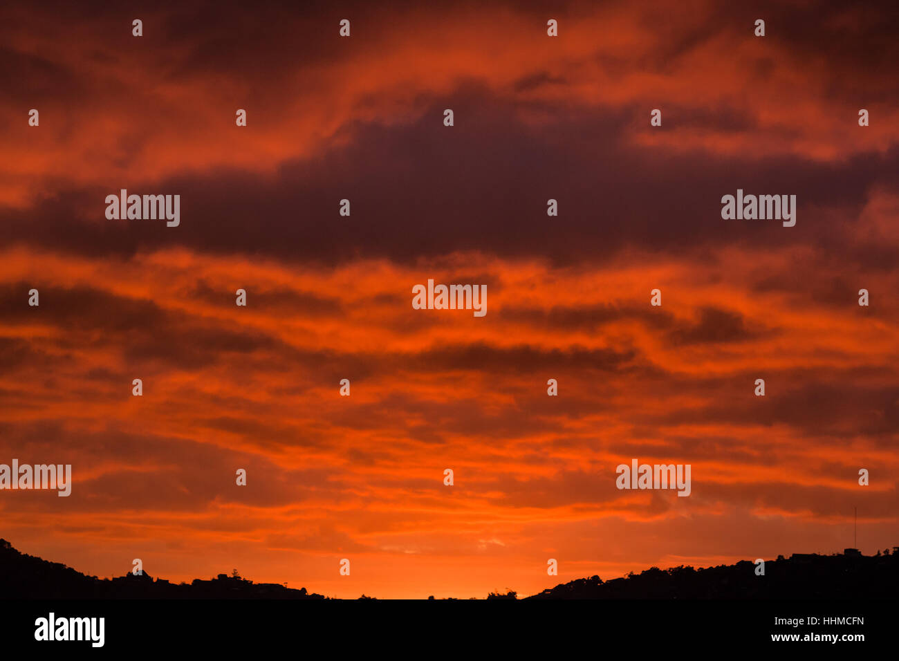 Sunset in Baguio Stock Photo - Alamy