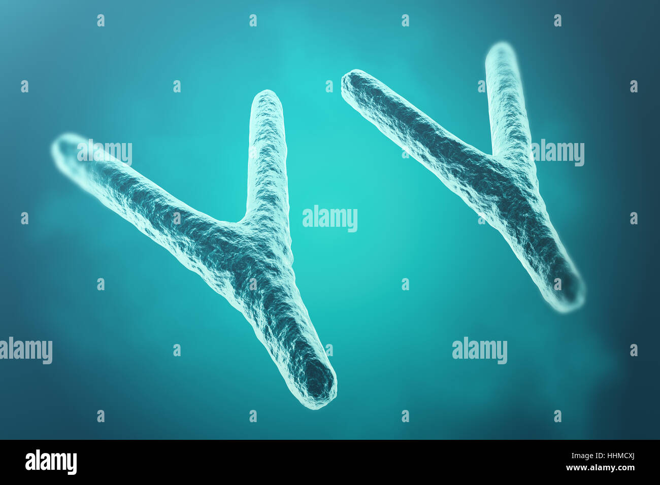 Chromosomes on scientific background. Life and biology, medicine ...
