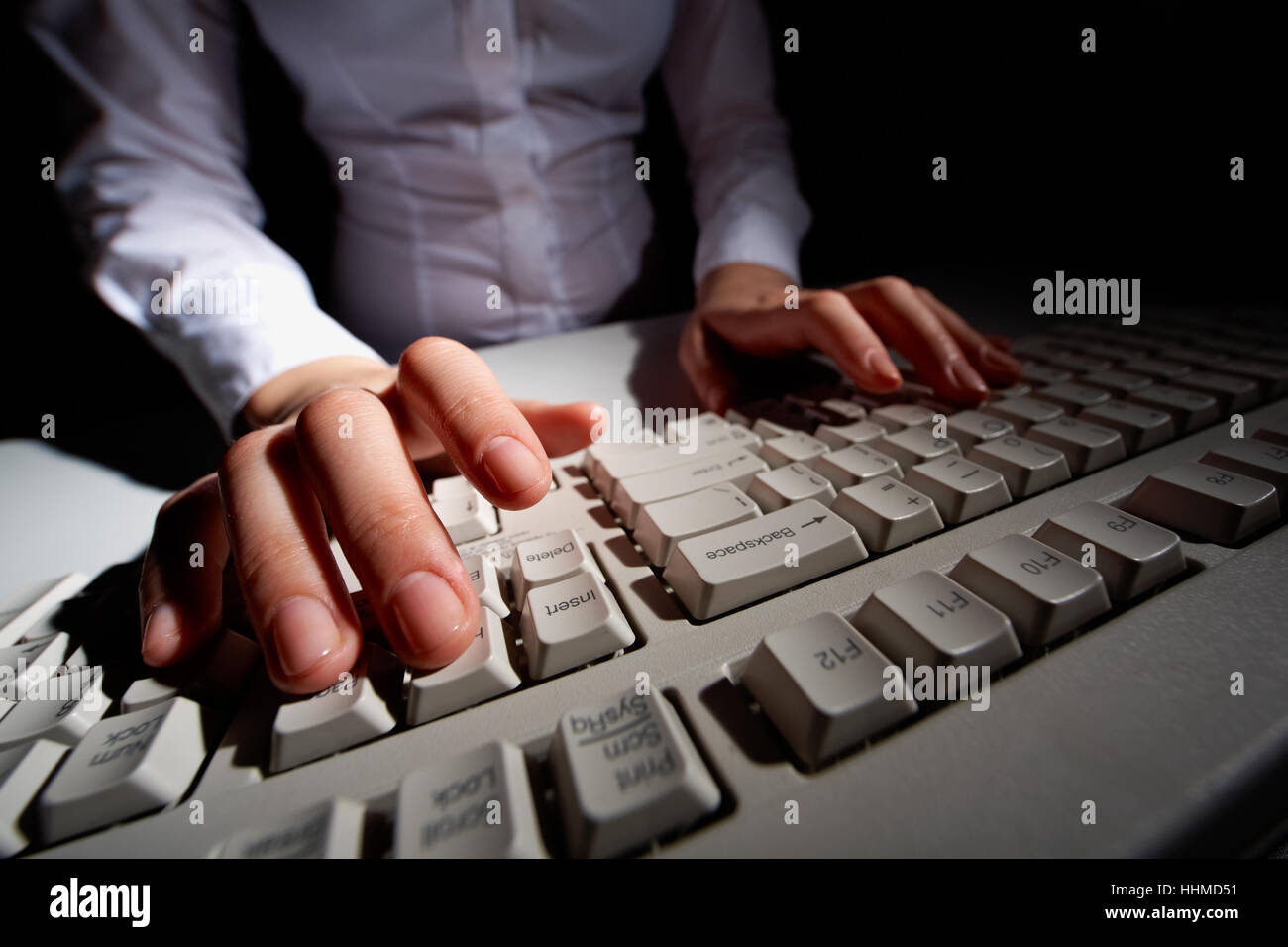 close, hand, keyboard, PC, computers, computer, finger, tool, object ...